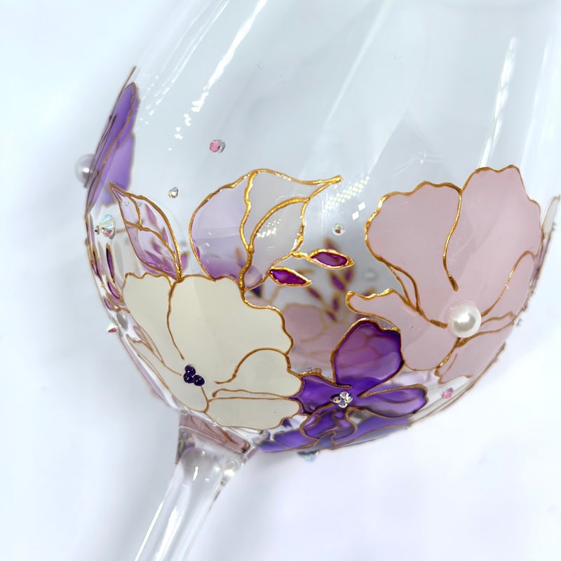 Spring Wine Glasses - Etsy