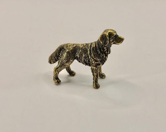 Set of 4 Miniature Brass British Dog Breeds Vintage Brass Miniature Dog ...