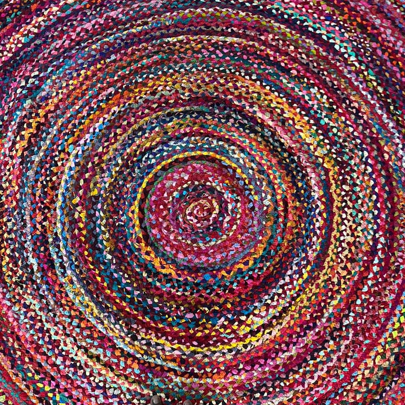 Colorful Braided Rug - Etsy