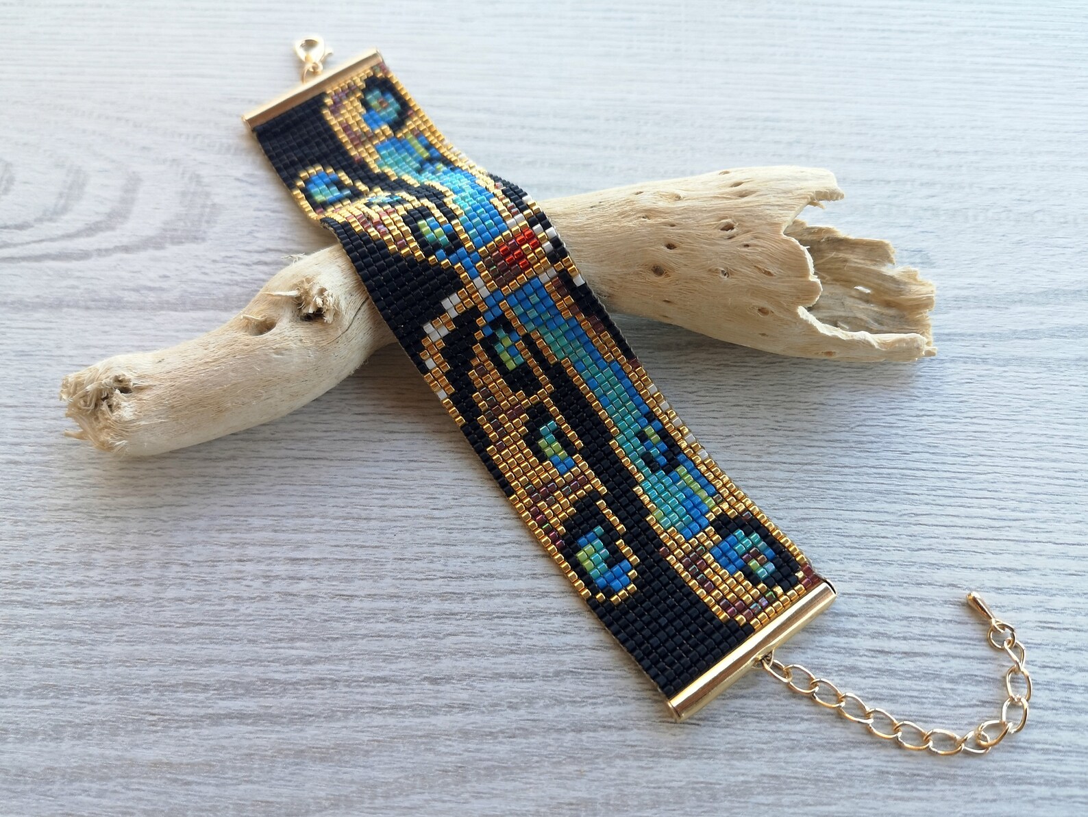 Shiny Dragonfly Loom Bracelet Pattern, Miyuki Delica PDF Pattern, Bug ...