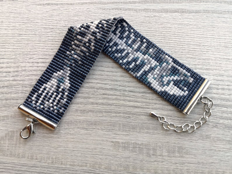 Fishbone Loom Bracelet Pattern, Miyuki Delica PDF Pattern, Anatomy ...