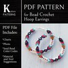 Art Deco Beaded Loom Bracelet Pattern, DIY Geometric Bracelet Pattern ...