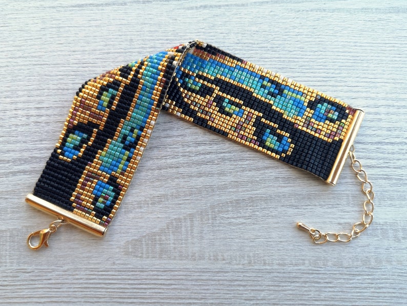 Shiny Dragonfly Loom Bracelet Pattern, Miyuki Delica PDF Pattern, Bug ...