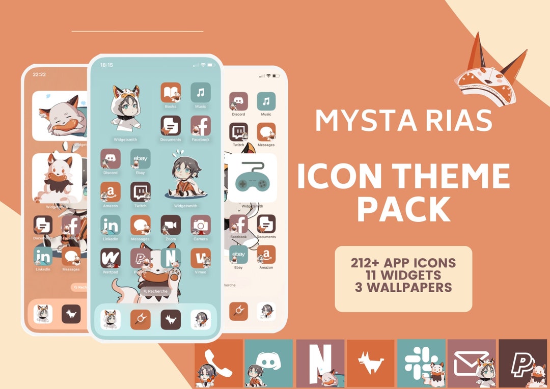 Mysta Rias App Icon Set, 212 Icons With Wallpapers and Widgets ...