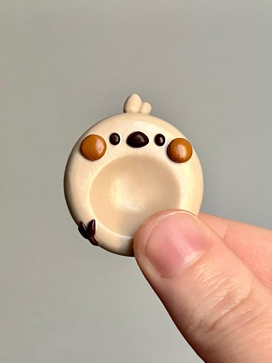 Cute Worry Stone - Handmade With Polymer Clay, This Pocket Animal ...