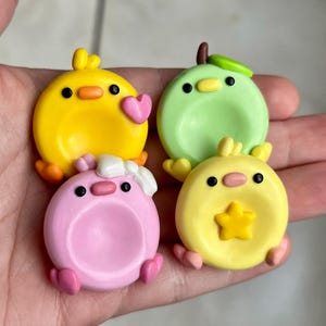 Duck Worry Stone - Handmade With Polymer Clay, This Pocket-sized Thumb ...
