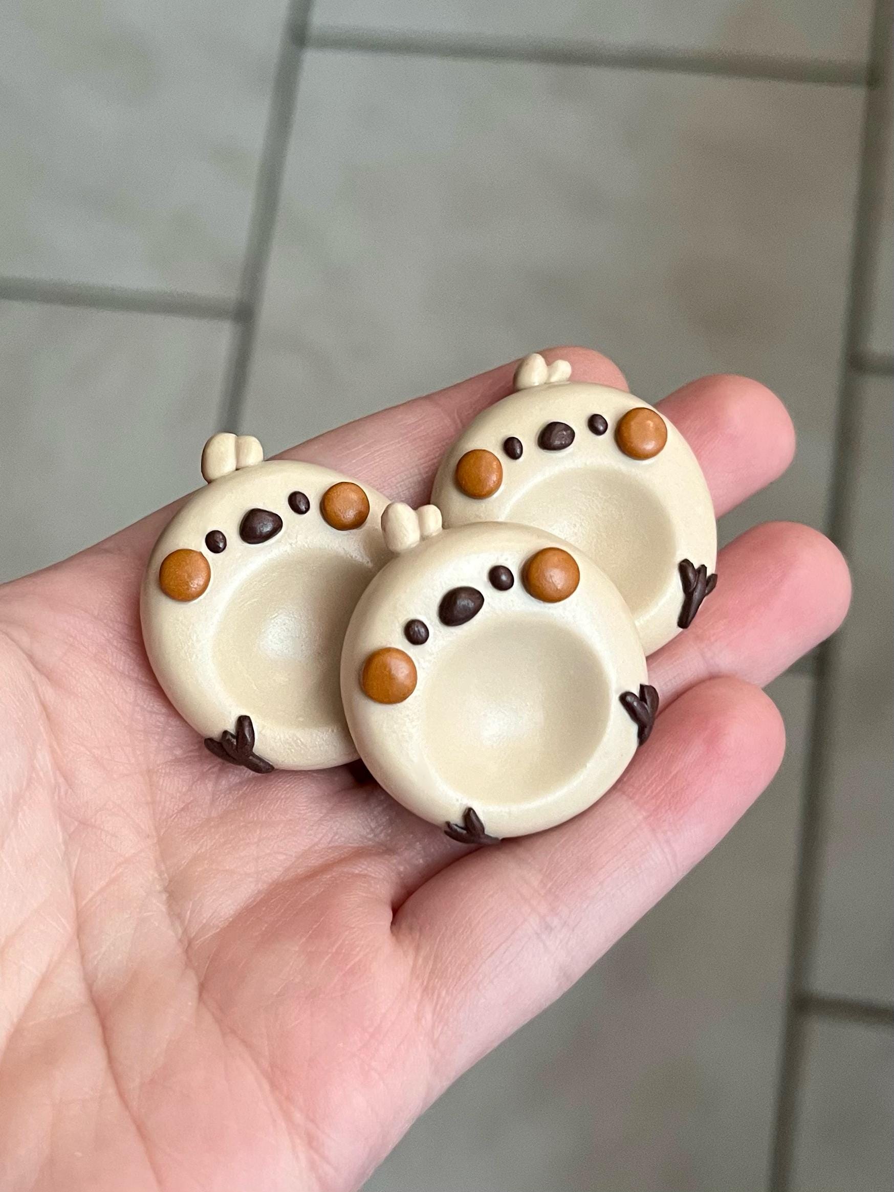 Cute Worry Stone - Handmade With Polymer Clay, This Pocket Animal ...