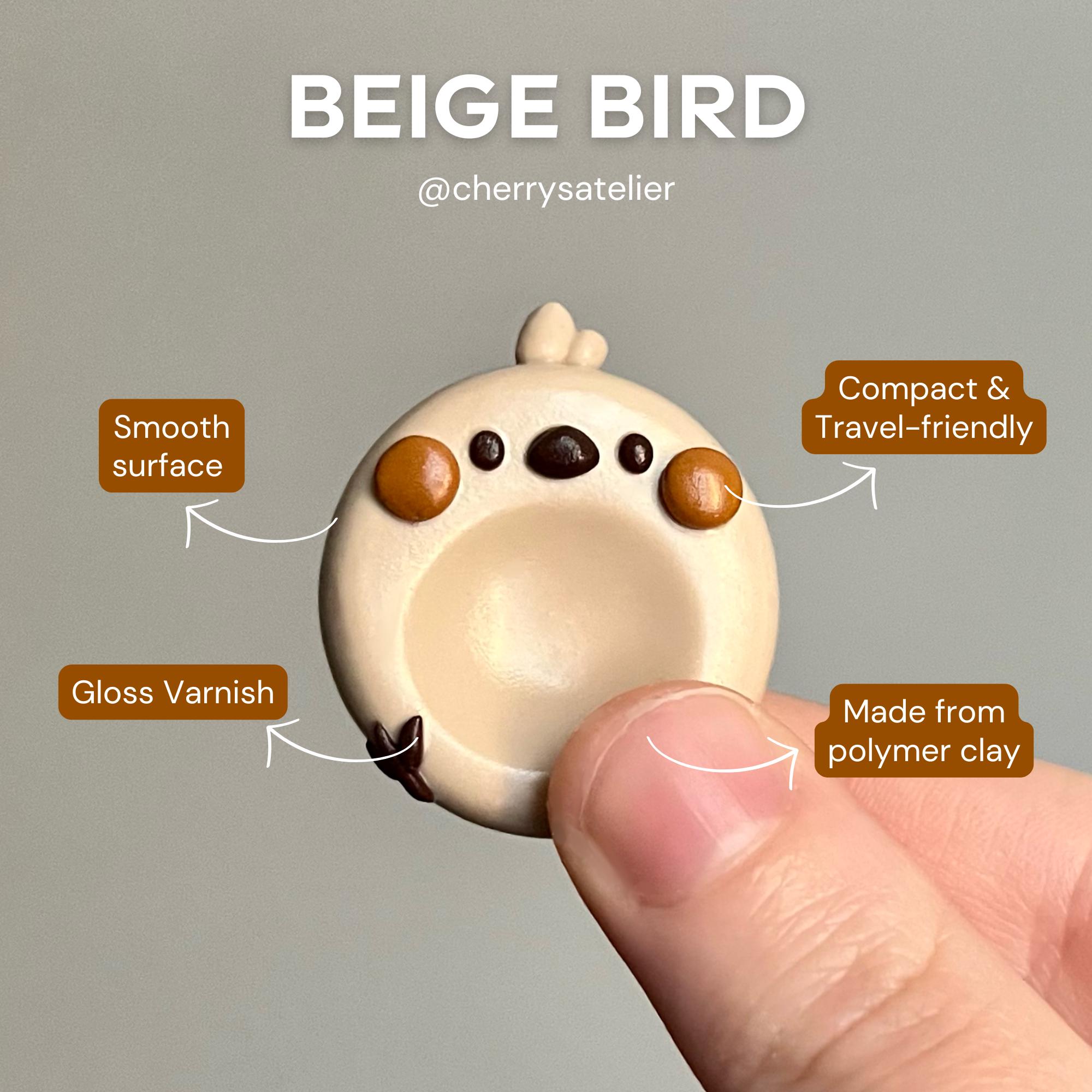 Cute Worry Stone - Handmade With Polymer Clay, This Pocket Animal ...
