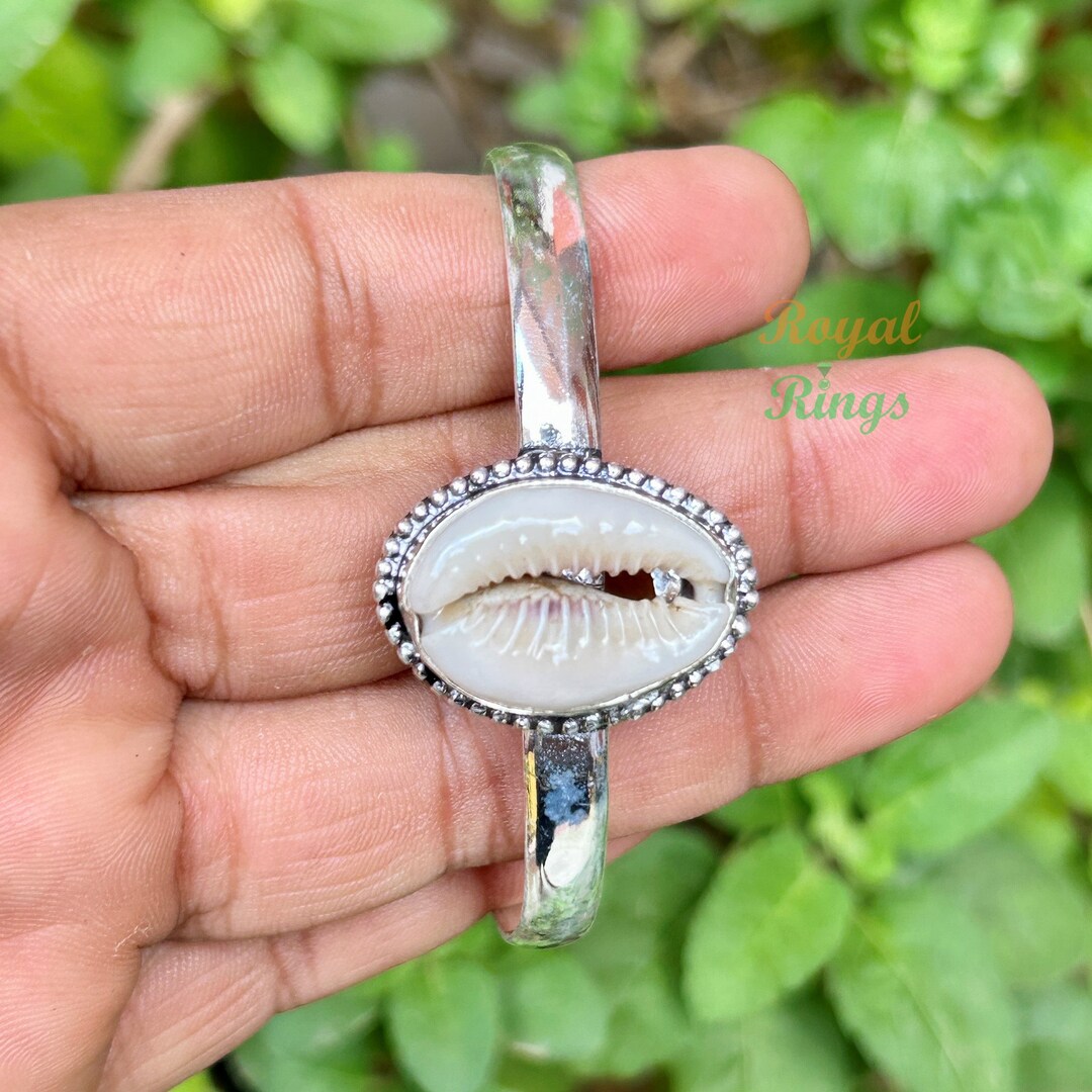 Cowrie Shell Handmade Bangle Symbols of Womanhood, Fertility, Birth and ...