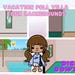 Toca Boca Paper Vacation Pool Villa (all Items)/ Quiet Book Pages ...