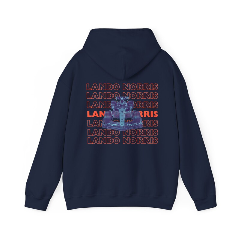 Lando Norris Hoodie, Modern and Minimal Design, F1 Hoodies, F1 Merch ...