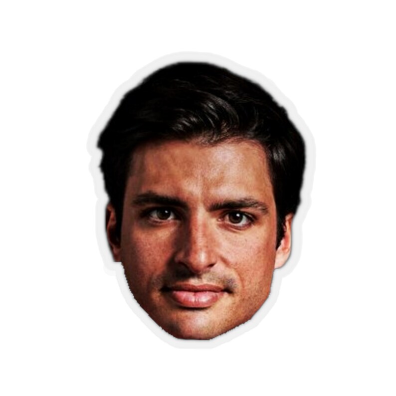 Carlos Sainz Sticker F1 / F1 Merch / F1 Gifts / F1 Stickers / - Etsy
