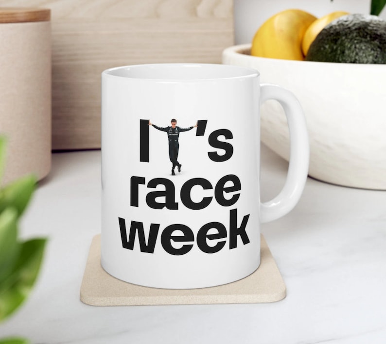 It's Race Week Mug, F1 Mug, Coffee Mug, Mercedes, Mercedes-amg-petronas ...