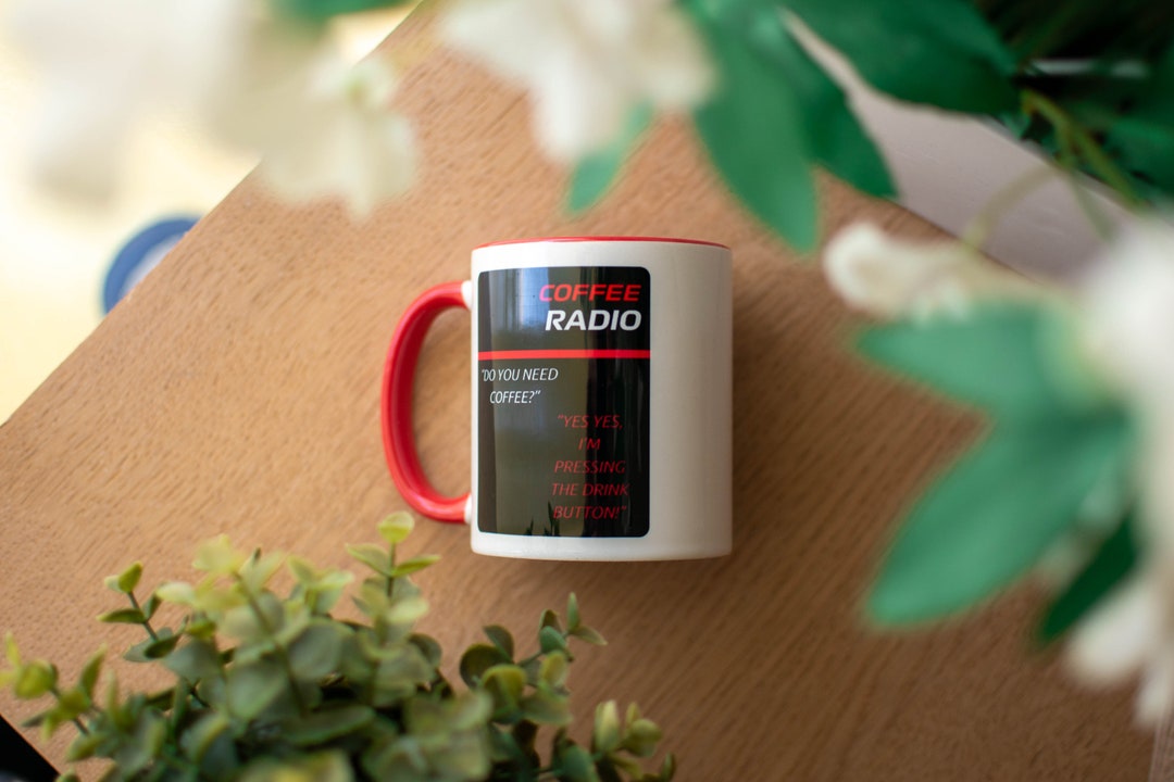 Team Radio Style Coffee Mug, F1 Mugs, F1 Gifts, F1 Merch, Christmas ...