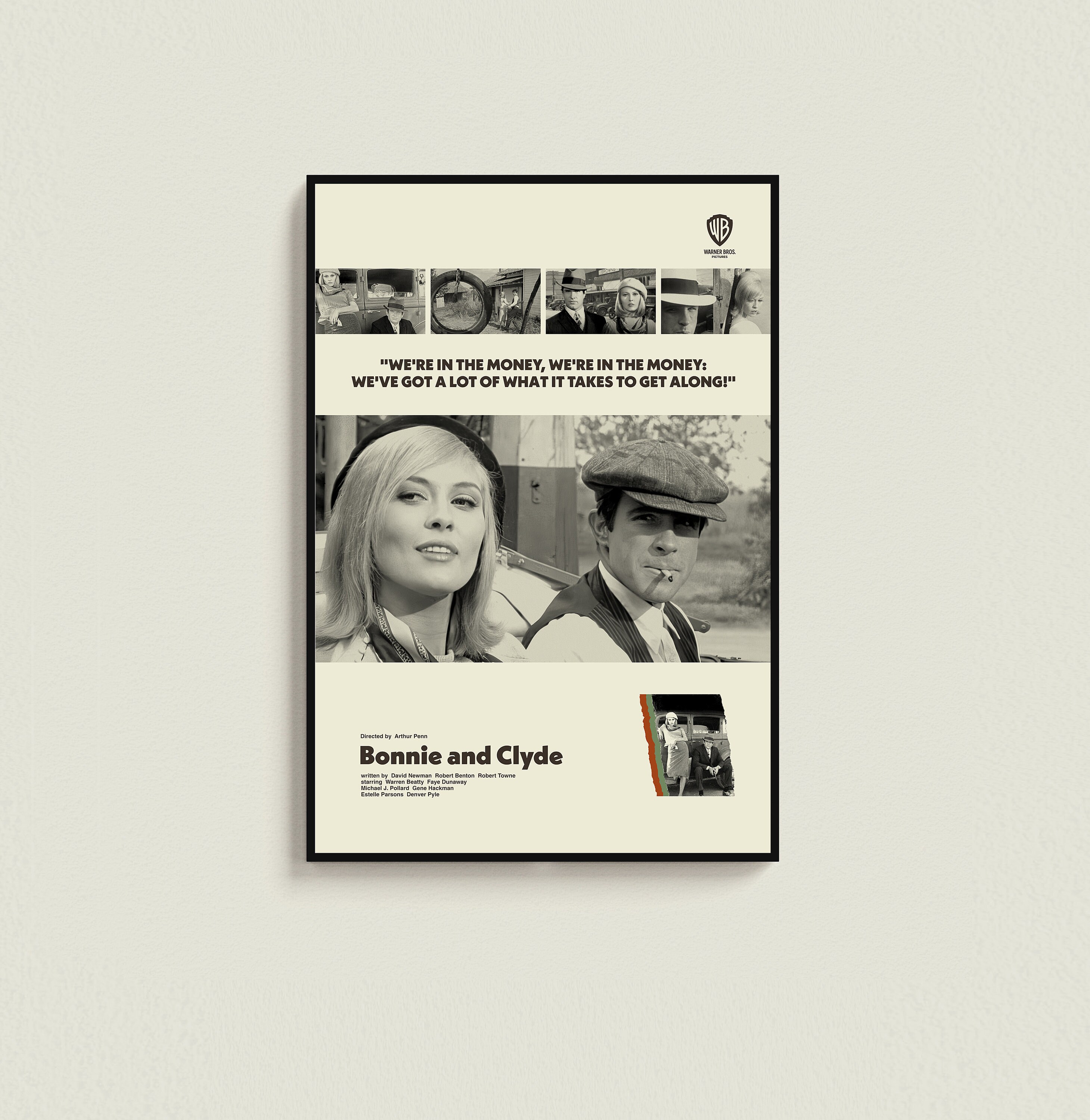 Bonnie and Clyde Poster, Bonnie and Clyde Print, Arthur Penn ...