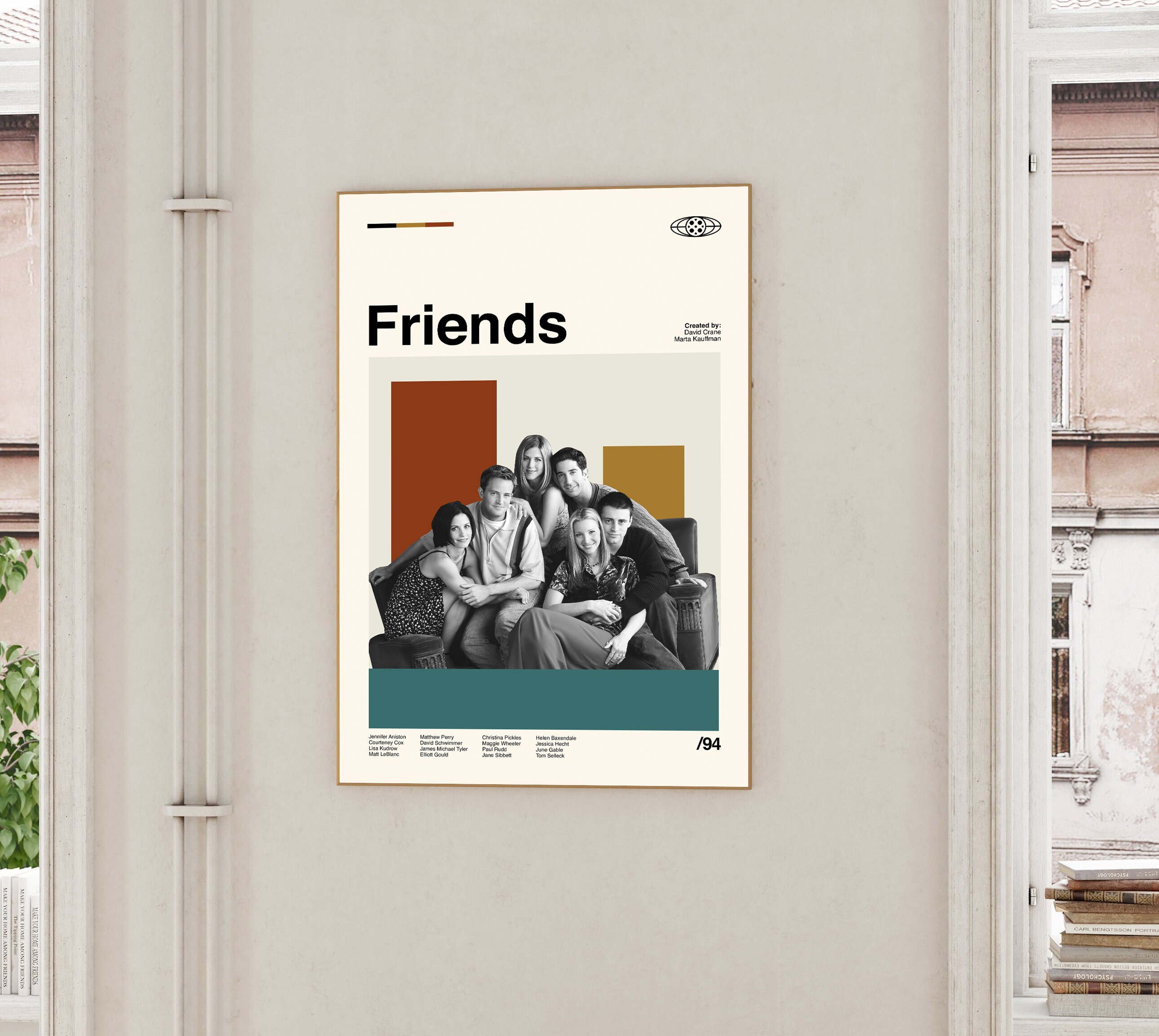 Friends Tv Series Poster, Friends Poster, Friends Print, Minimalist Art ...