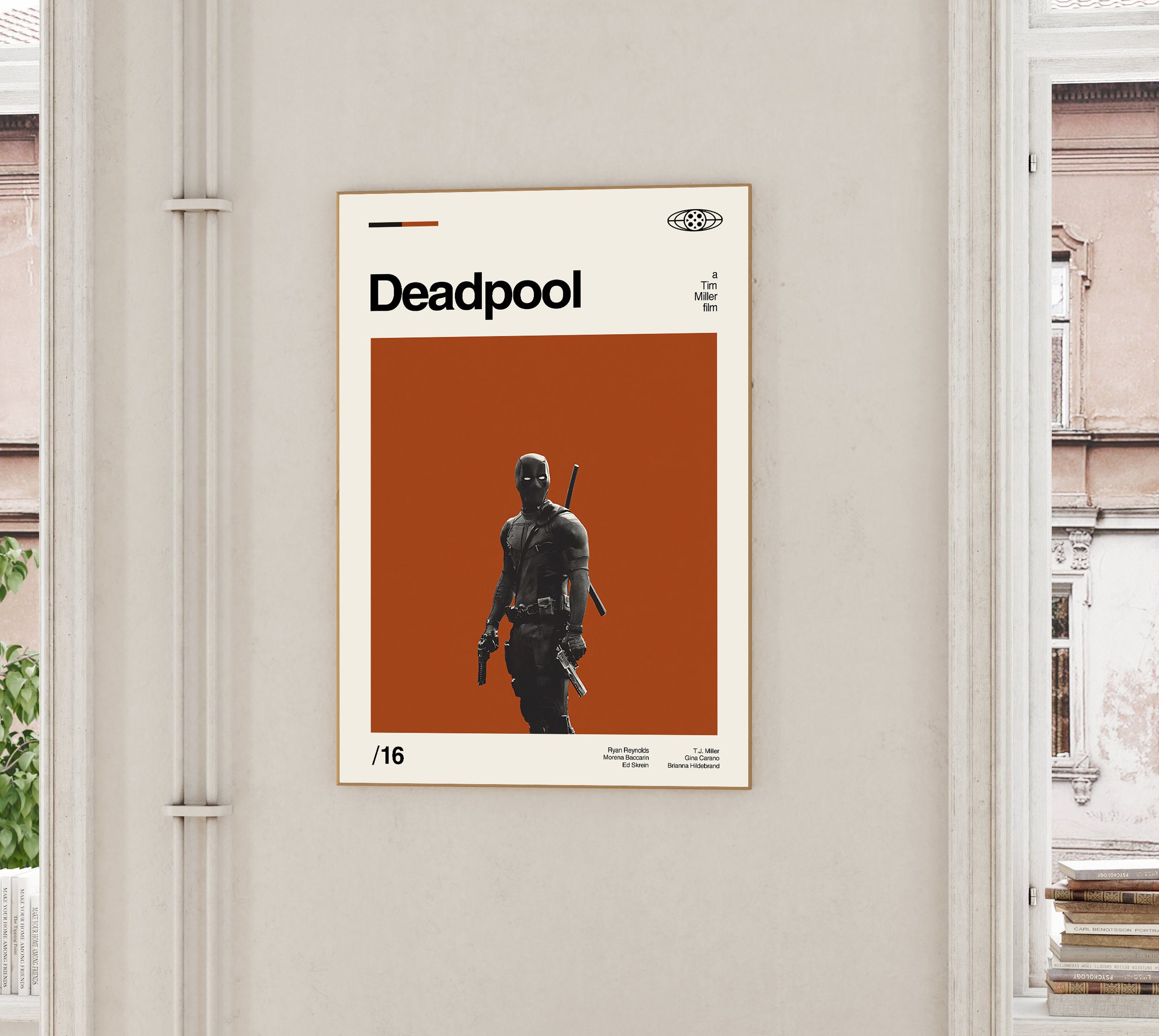 Affiche Deadpool, Affiche de film Deadpool, Art minimaliste, Affiche ...