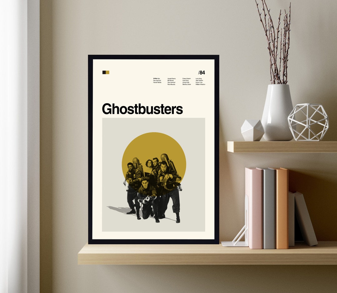 Ghostbusters Poster, Ghostbusters Print, Movie Poster, Minimalist Art ...