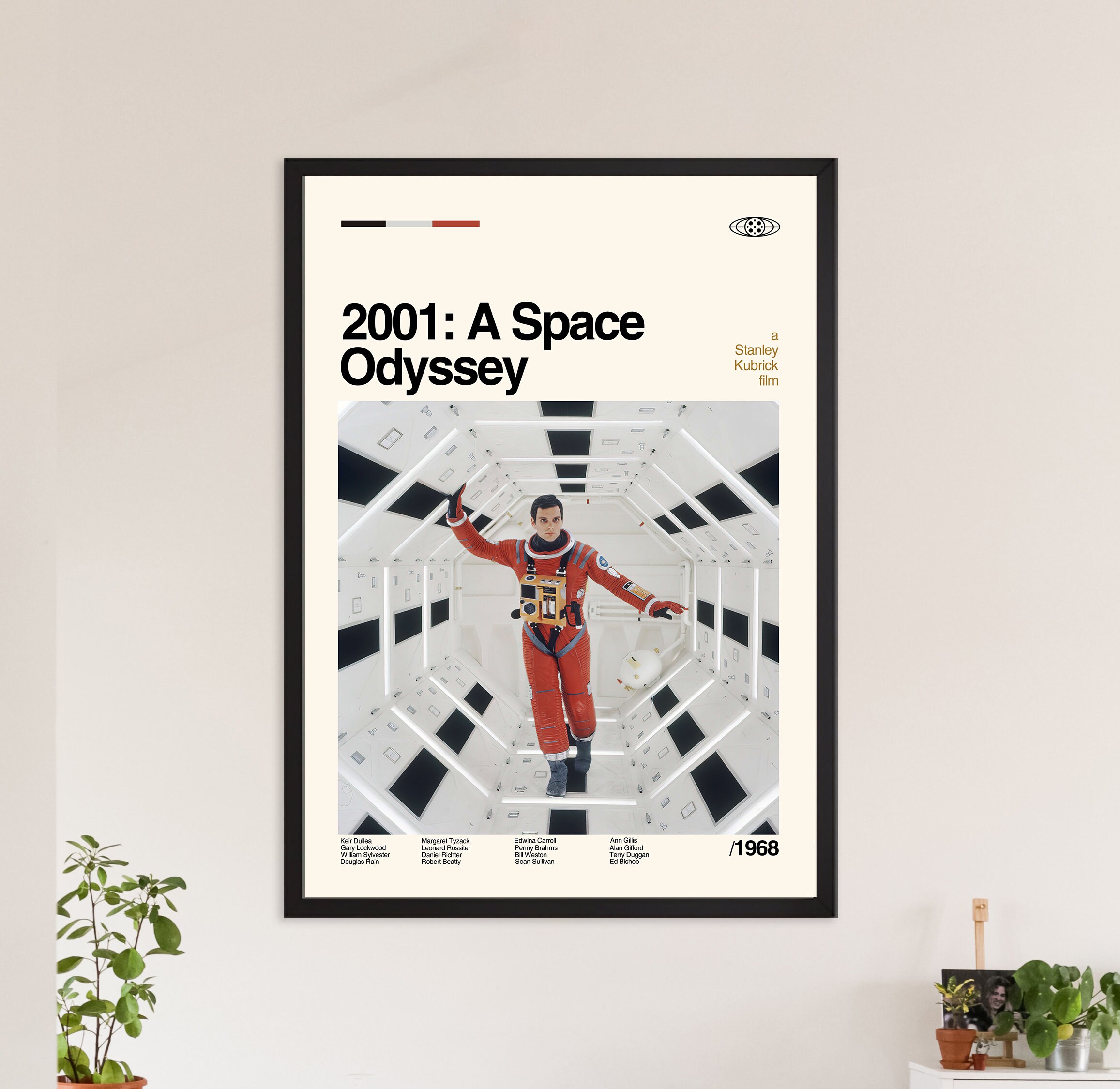 2001 A Space Odyssey Movie Poster, Midcentury Art, Movie Poster ...