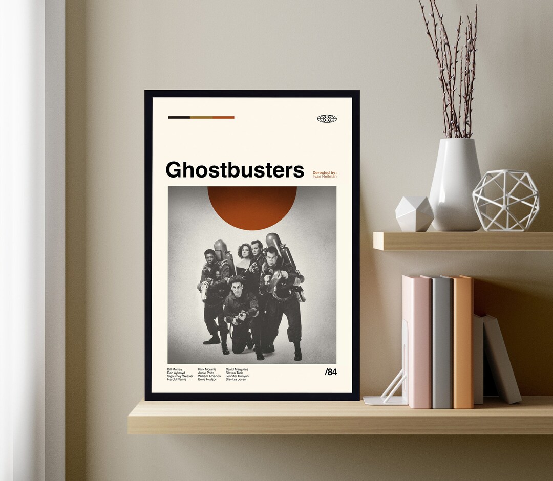 Ghostbusters Poster, Ghostbusters Movie Poster, Retro Movie Poster ...