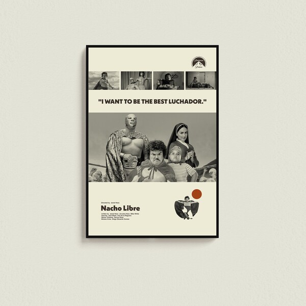 Nacho Libre Poster - Etsy