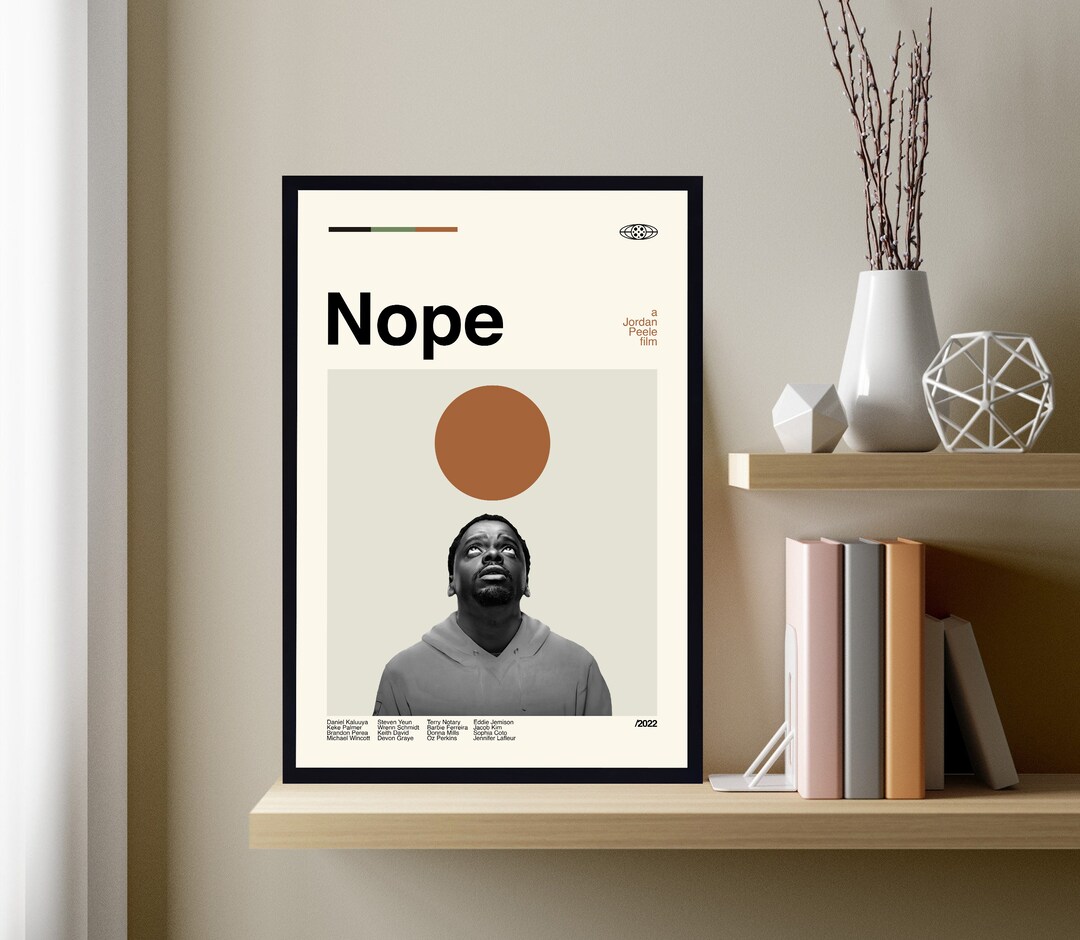 Nope Movie Poster, Nope Poster, Art Mid-Century, Poster vintage, Art ...