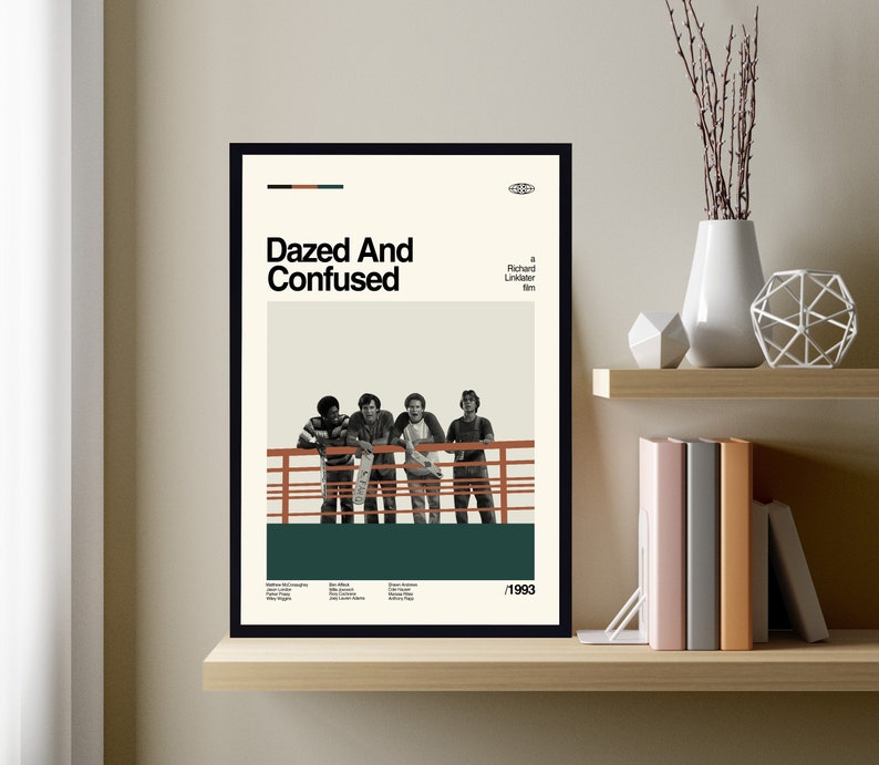 Dazed and Confused Poster, Dazed and Confused Movie Poster, Retro Movie ...