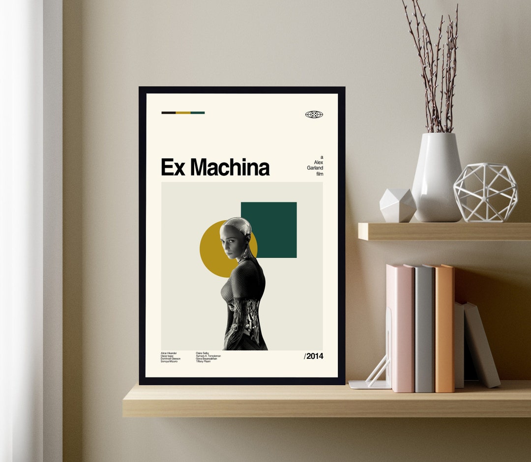 Ex Machina Poster, Alex Garland Art, Ex Machina Movie Poster, Vintage ...