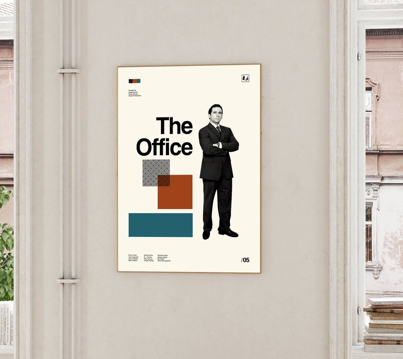 The Office Tv Series Poster, the Office Poster, Retro Movie Print ...