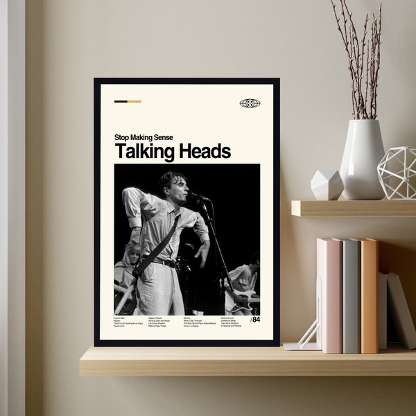 Talking Heads Poster - Etsy