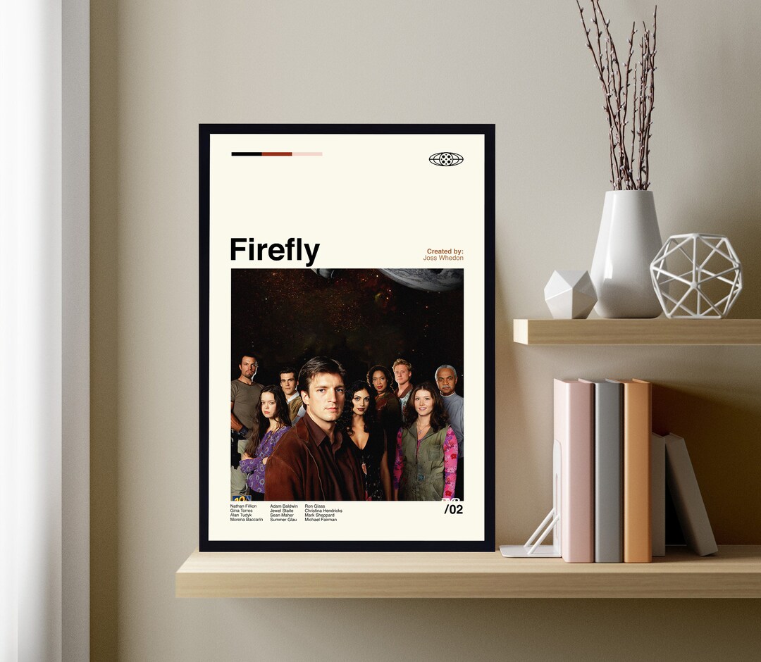 Firefly Poster, Firefly Print, Firefly Art, Firefly Movie, Minimalist ...