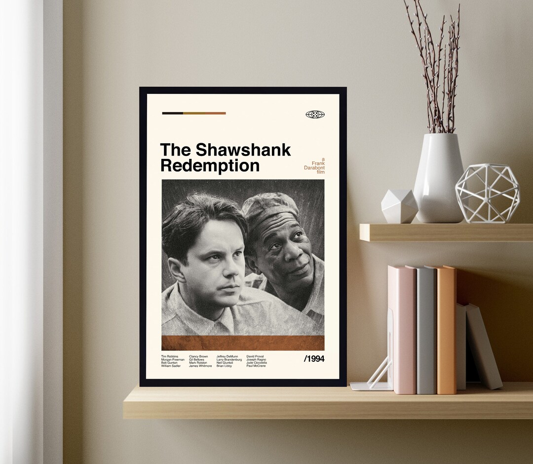 The Shawshank Redemption Poster, Midcentury Art, Minimalist Art ...