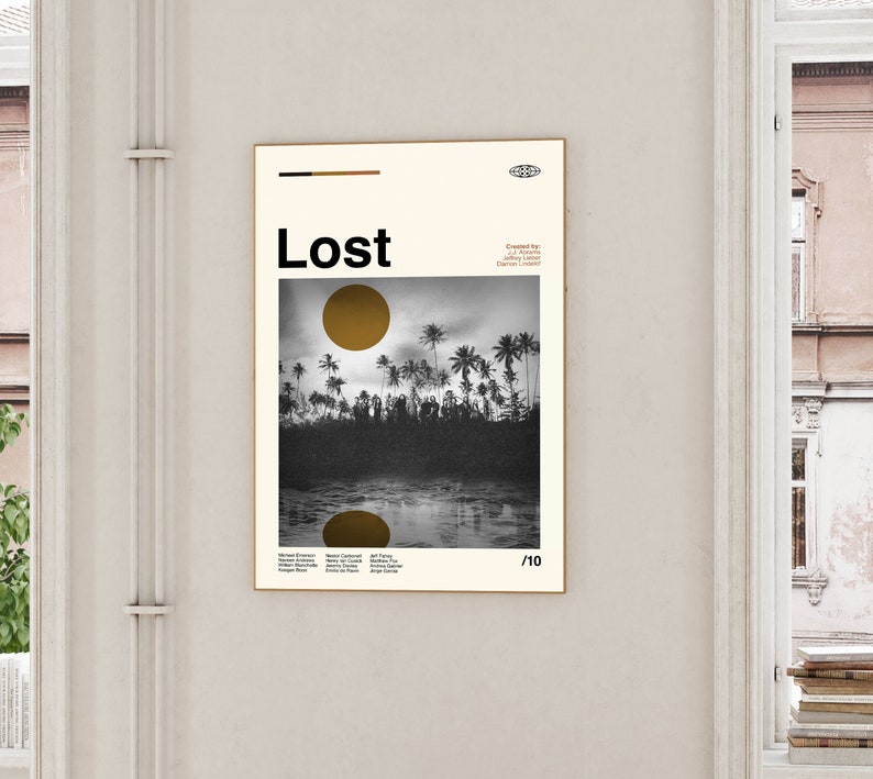 Lost Movie Poster, Lost Poster, Modern Poster, Printable Art, Digital ...