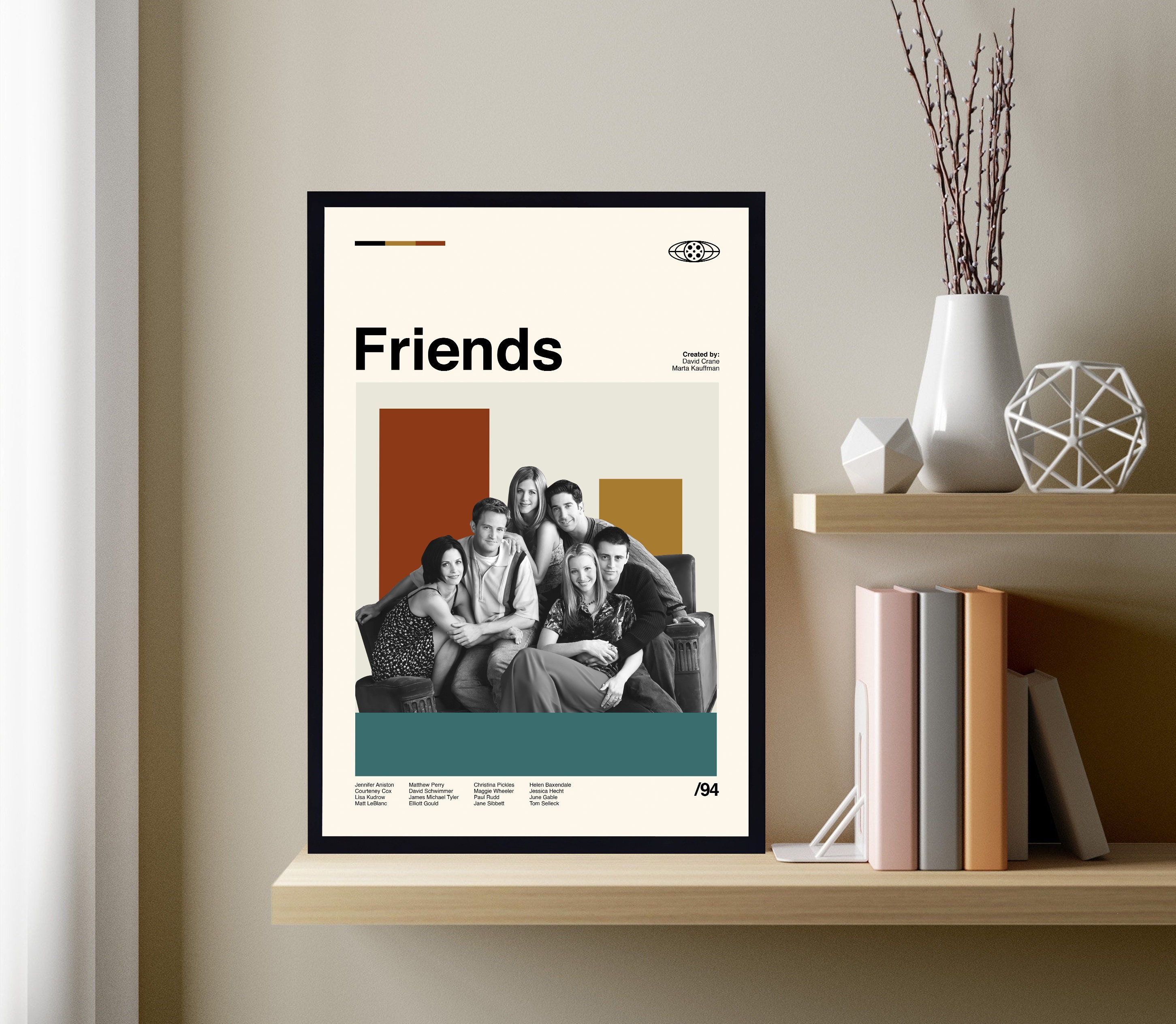 Friends Tv Series Poster, Friends Poster, Friends Print, Minimalist Art ...