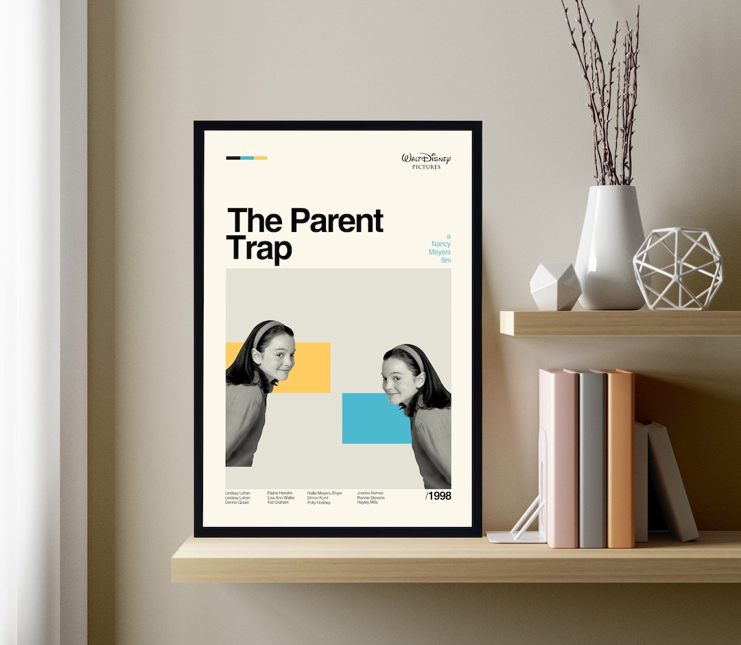 The Parent Trap Poster, the Parent Trap Print, Midcentury Art, Movie ...