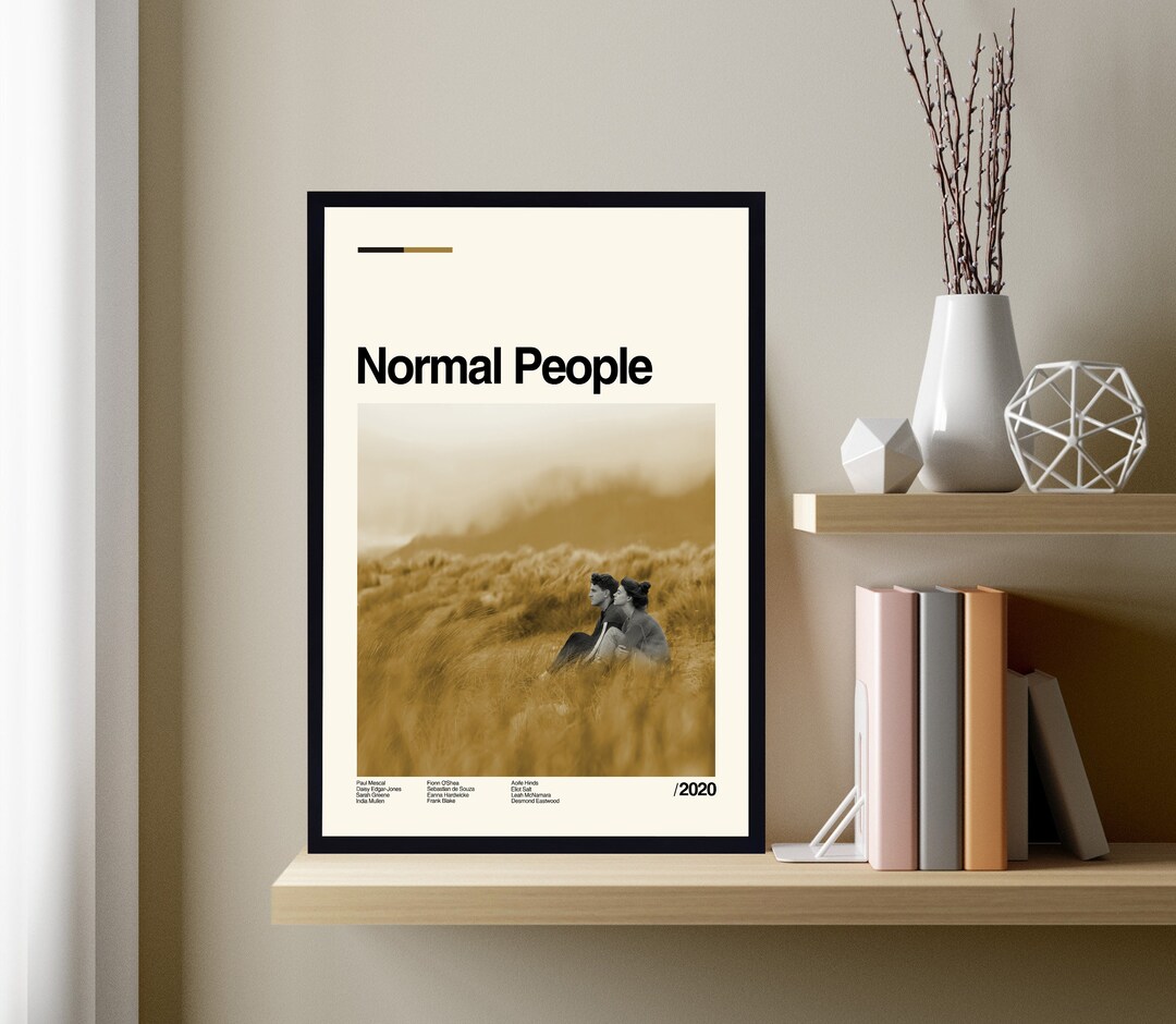 Normal People Poster, Normal People Print, Minimalist Poster, Vintage ...