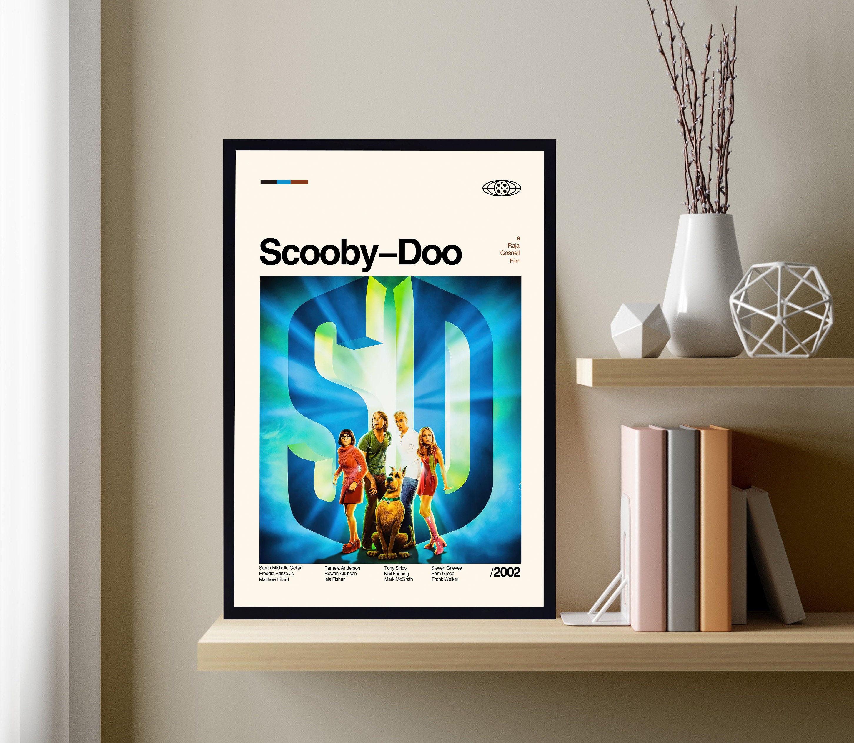 Scooby Doo Poster, Cartoon Poster, Series Poster , Vintage Print, Retro ...