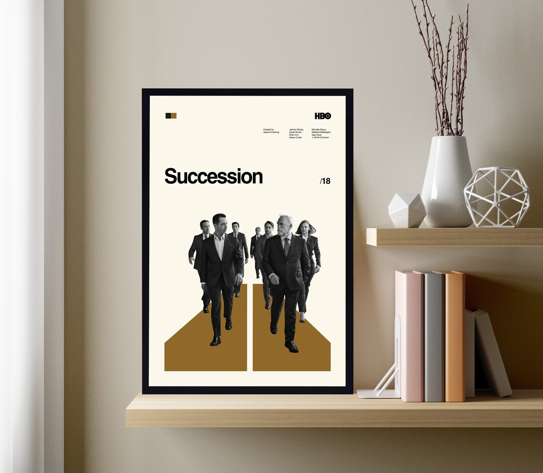 Succession Movie Poster, Succession Poster, Movie Poster, Vintage ...