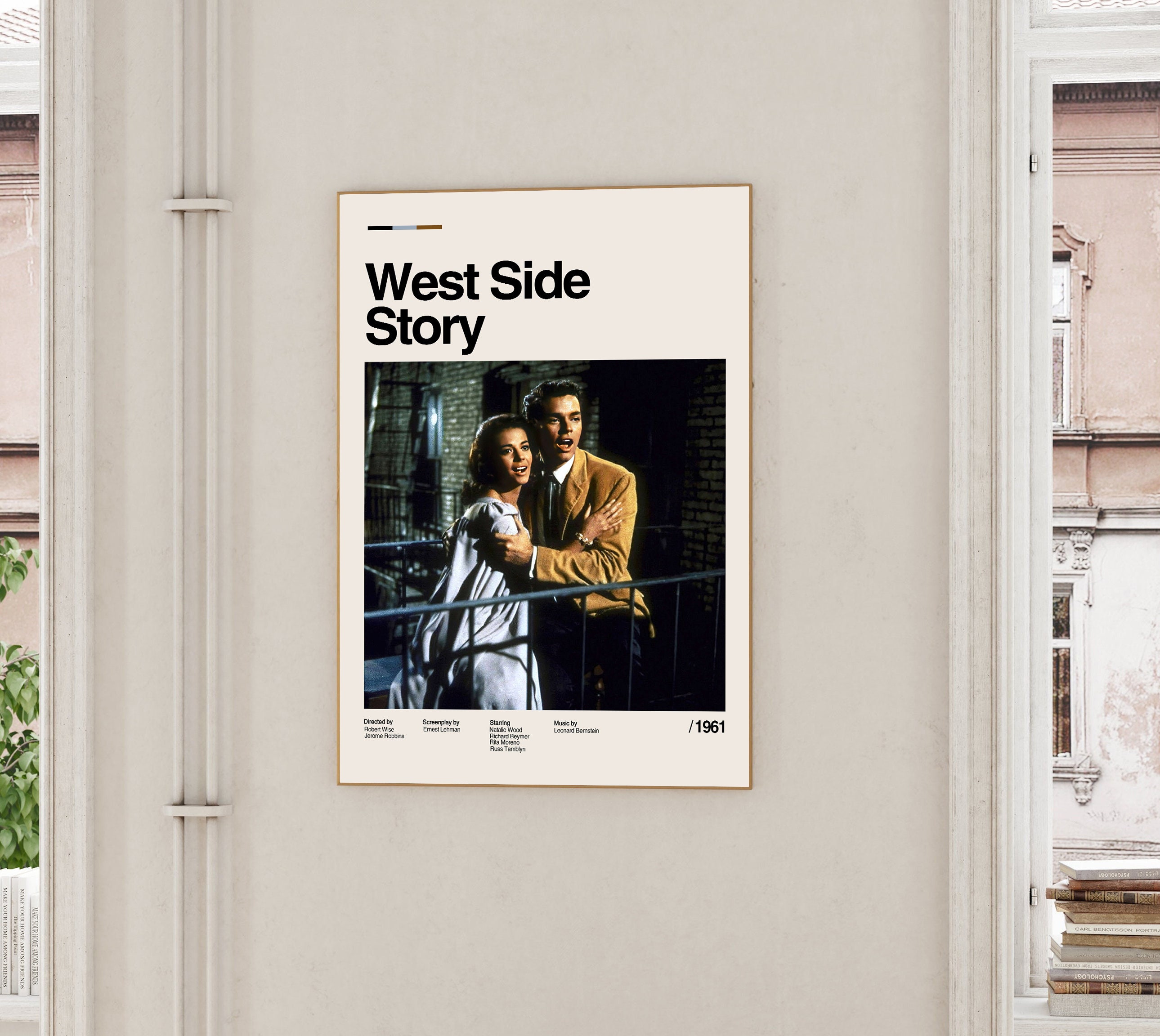 West Side Story Poster, West Side Story Print, Midcentury Poster, Retro ...