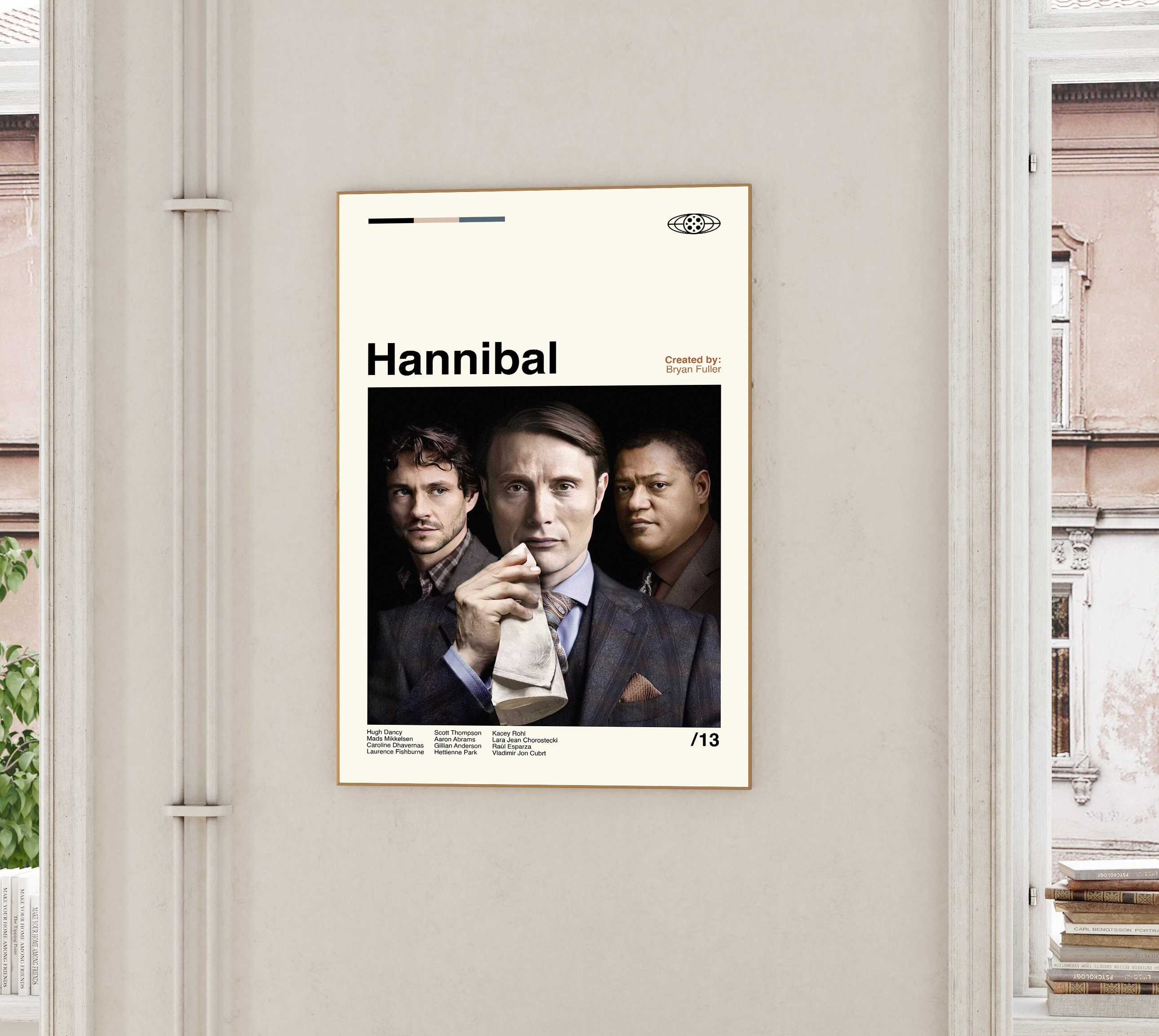 Hannibal Movie Poster, Hannibal Poster, Movie Poster, Midcentury Poster ...