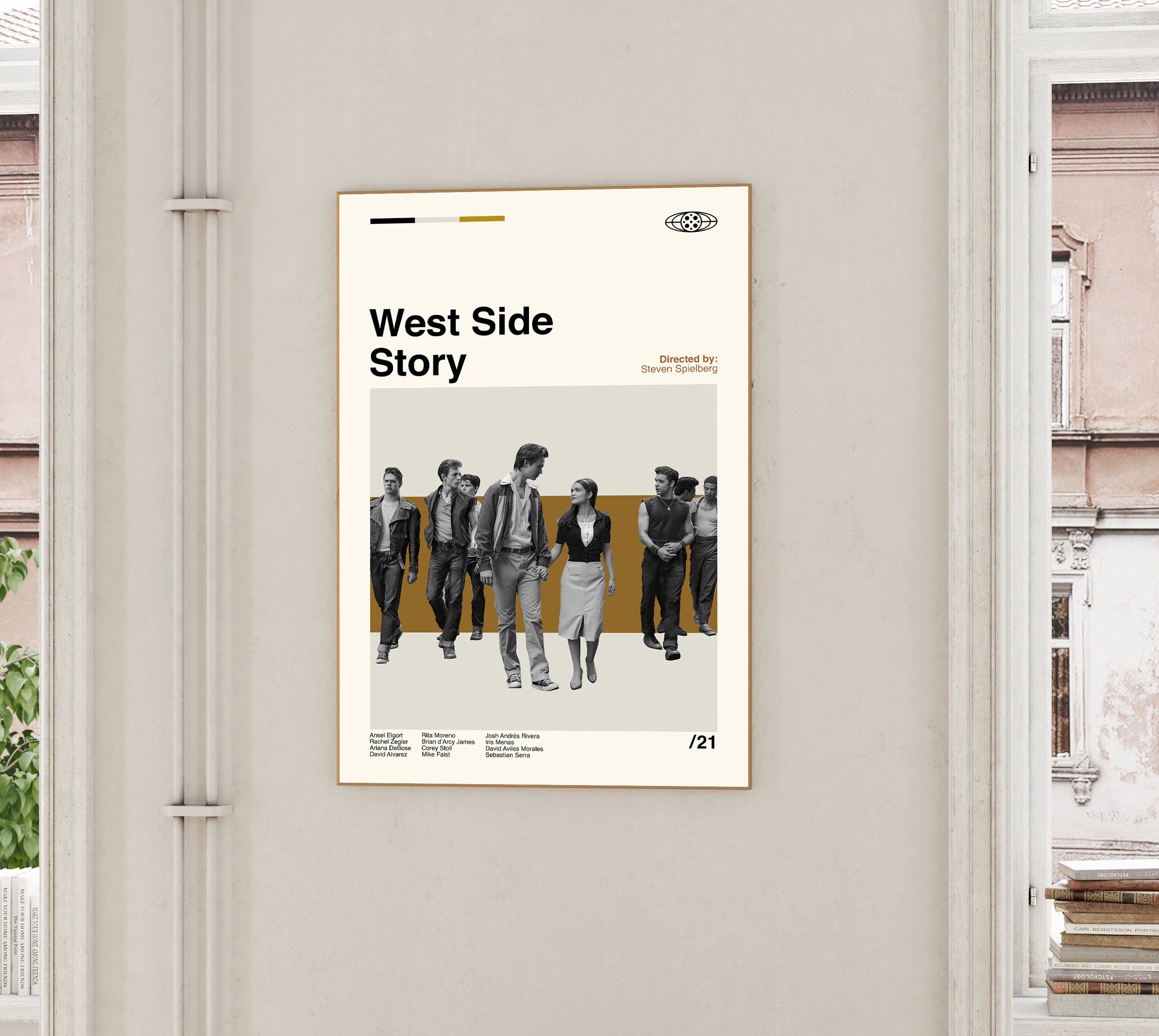 West Side Story Poster, West Side Story Art, Midcentury Art, Movie ...
