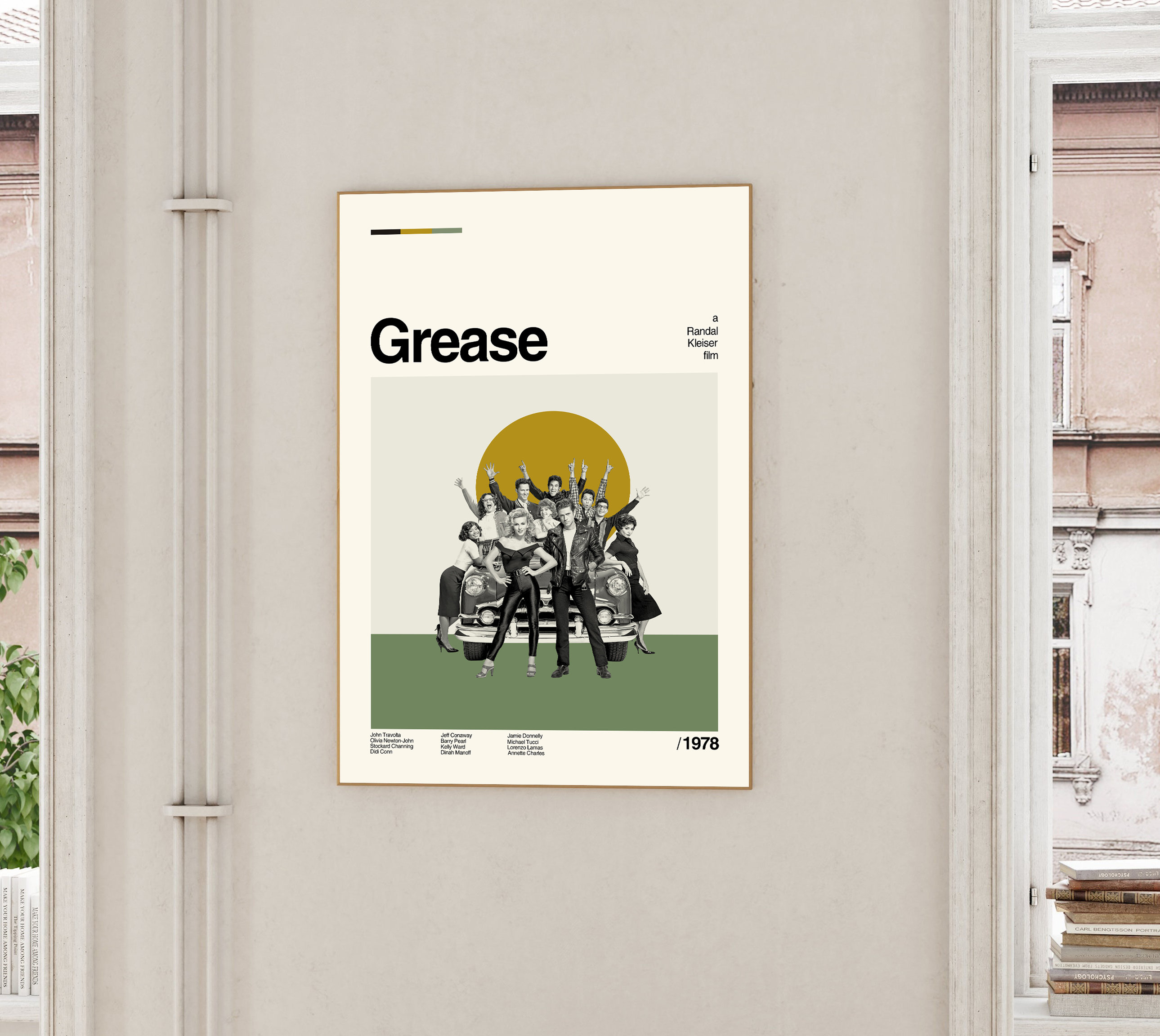 Grease Poster, Grease Merch, Grease Vintage, Retro Poster, Minimalist ...
