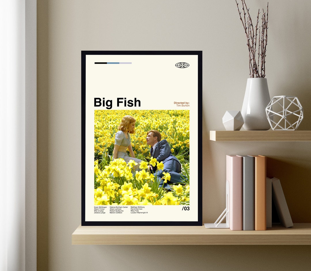 Big Fish Movie Poster, Big Fish Print, Tim Burton Poster, Movie Poster ...
