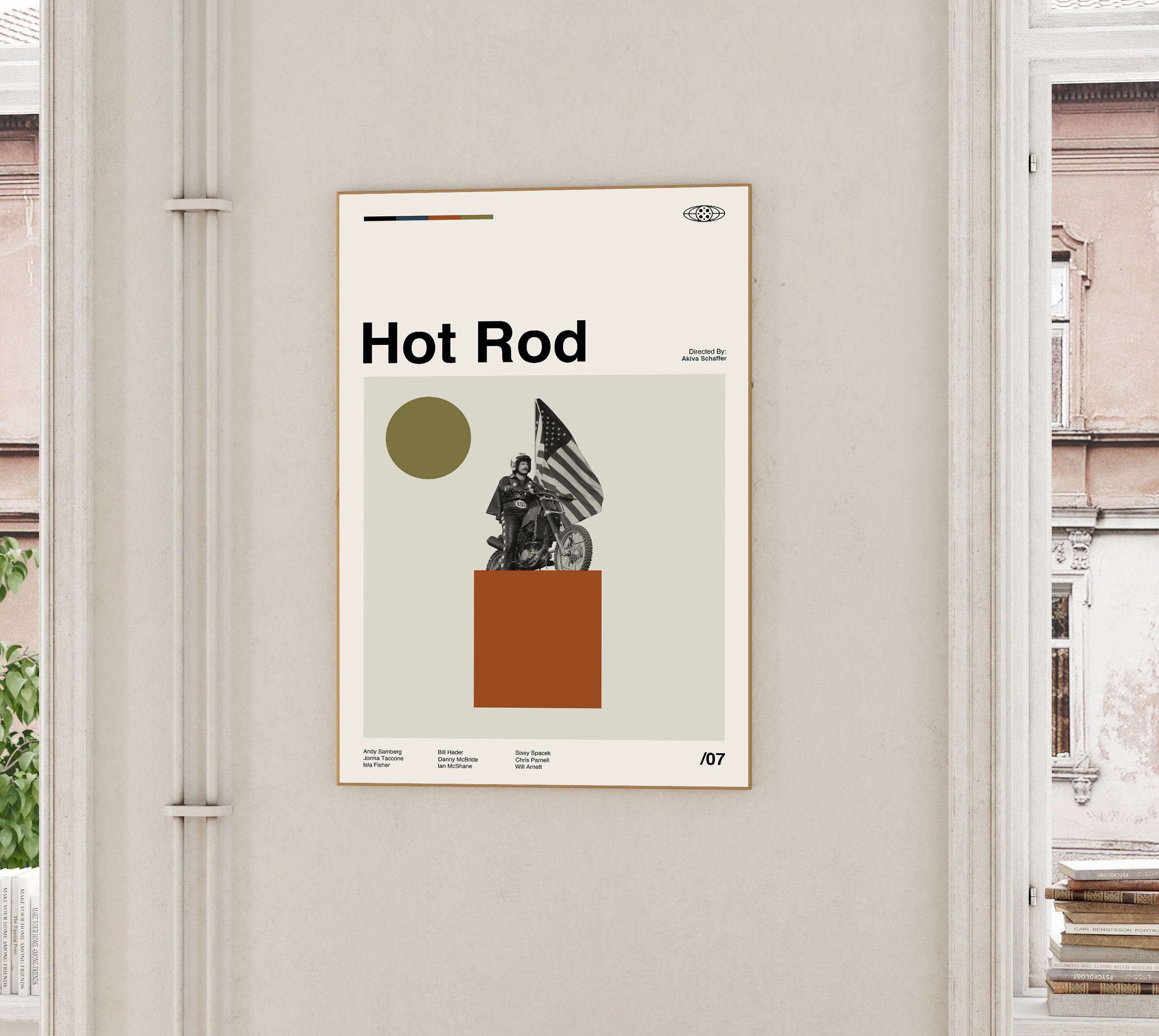 Hot Rod Poster, Hot Rod Movie Poster, Akiva Schaffer, Retro Poster ...