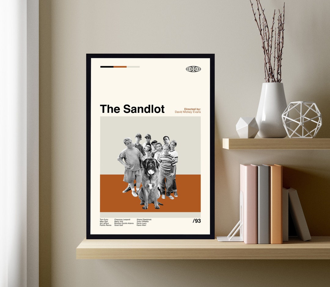 The Sandlot Poster, the Sandlot Movie, Minimalist Art, Abstract Poster ...