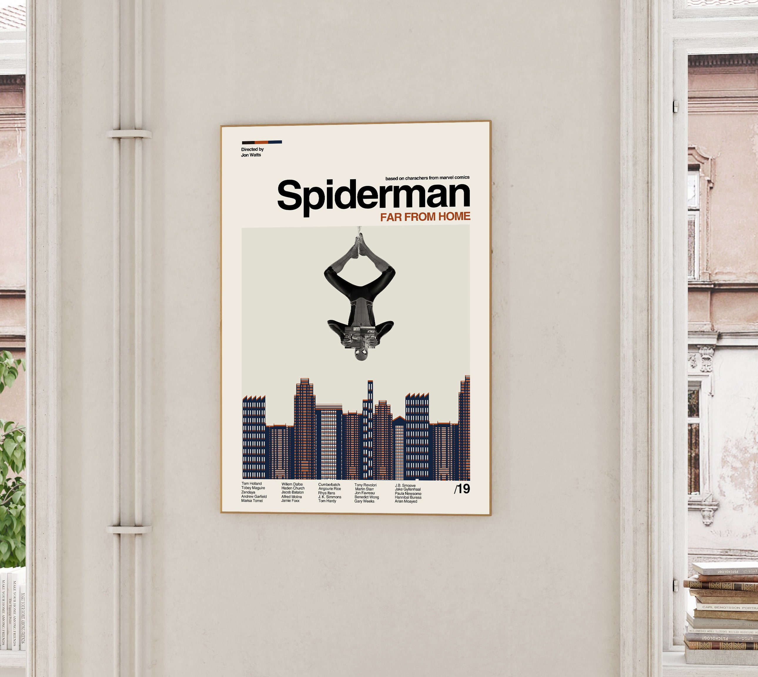 Spider-man Poster, Far From Home Poster, Retro Poster, Midcentury Art ...