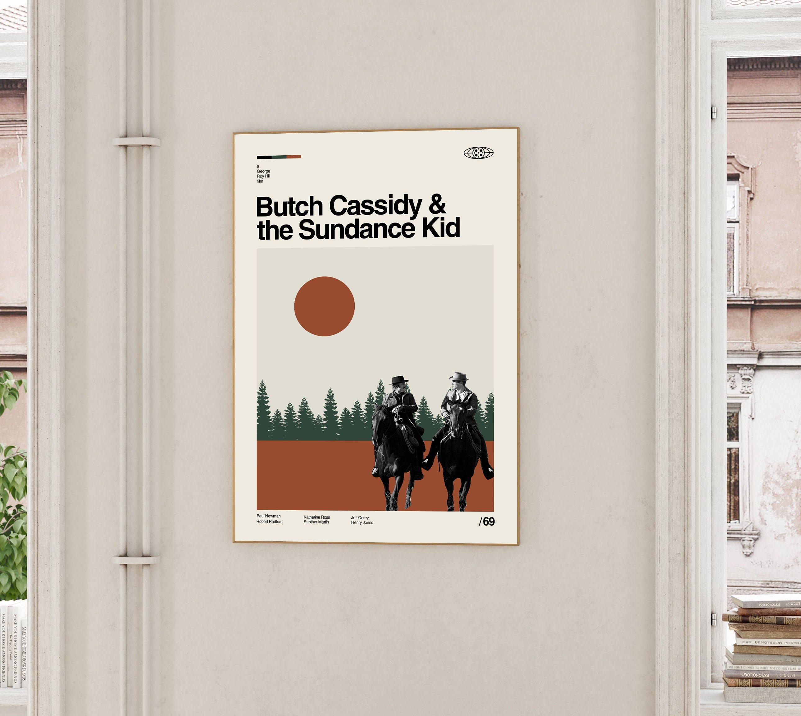 Butch Cassidy and the Sundance Kid Movie, Retro Movie Print, Modern ...