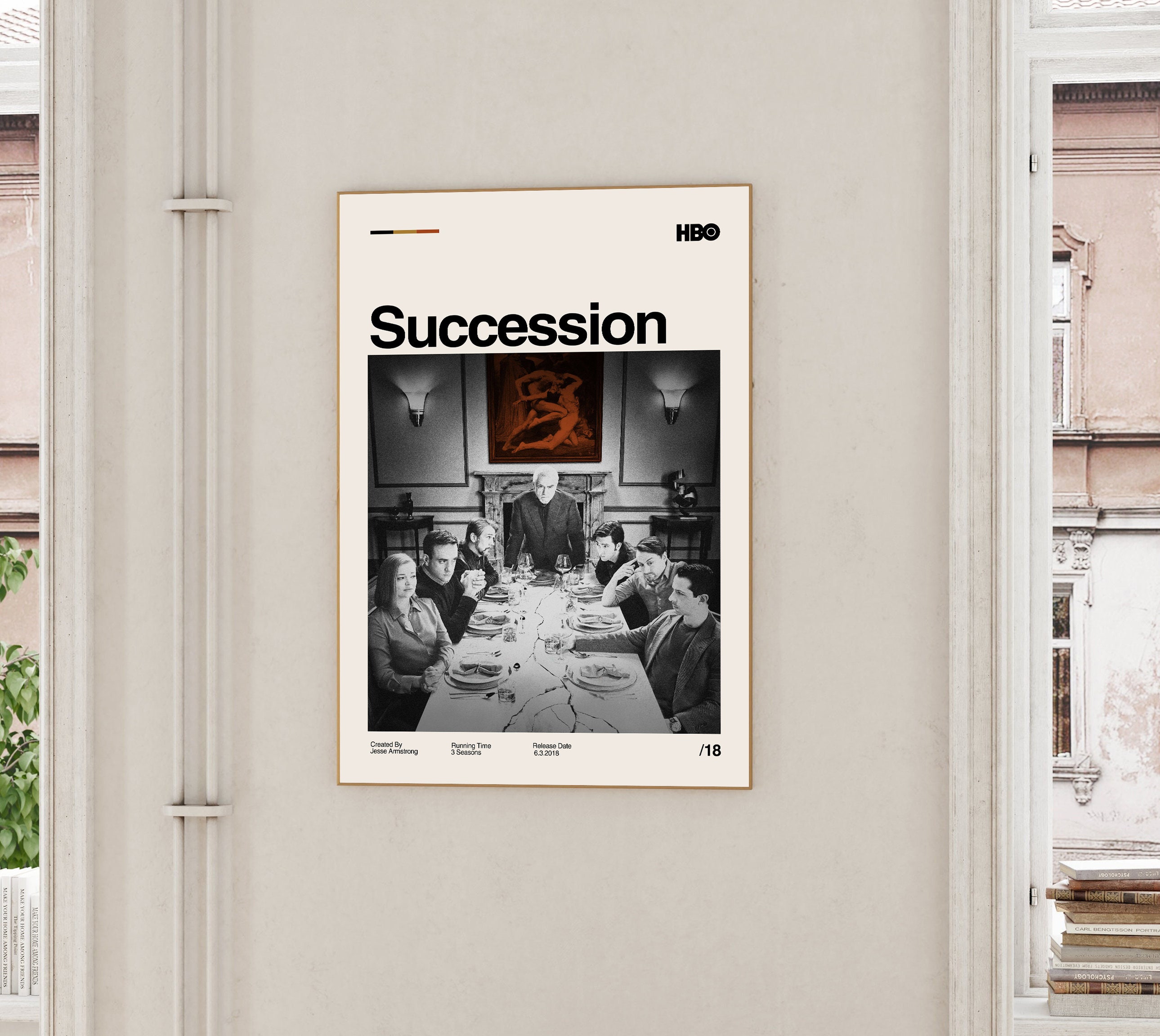 Succession Movie, Succession Poster, Minimalist Art, Vintage Poster ...