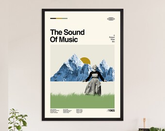 The Sound of Music Movie Poster Print Redplanetgraphics - Etsy