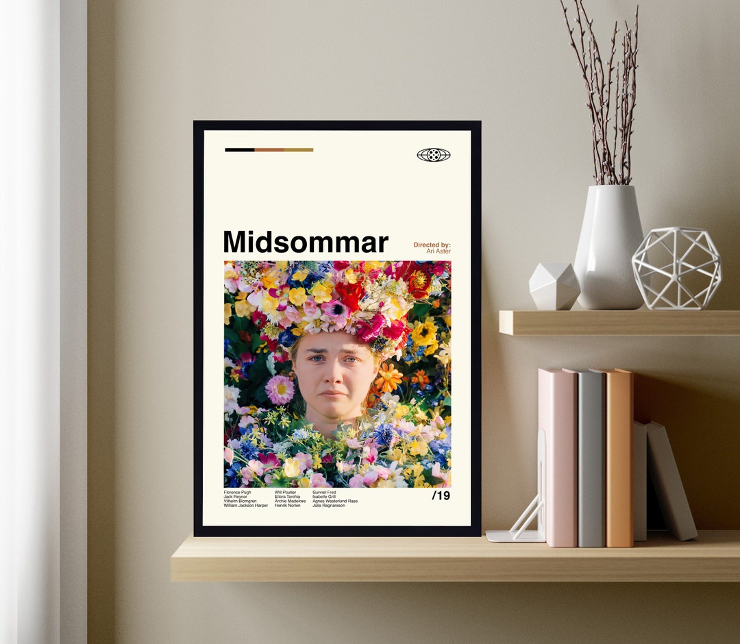 Midsommar Poster, Midsommar Movie, Room Decor, Movie Poster, Retro ...